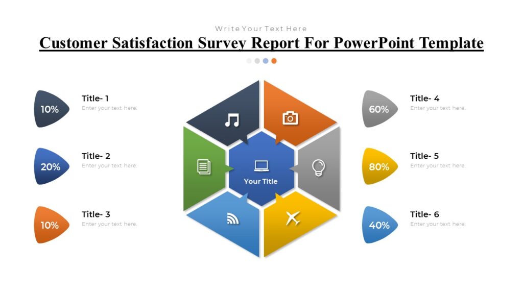 Customer Satisfaction Survey Report For PowerPoint Template - PPTUniverse