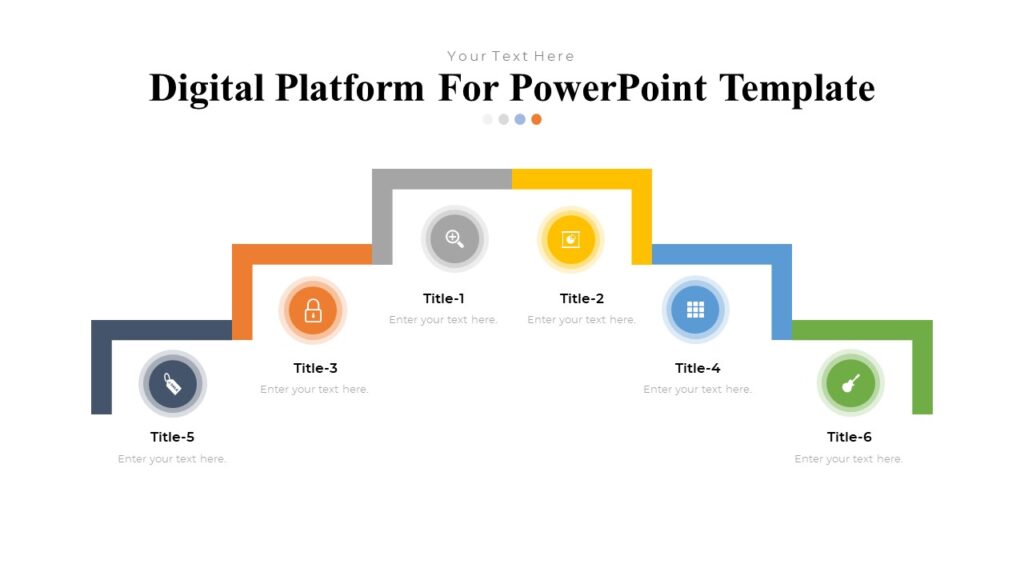 Digital Platform For PowerPoint Template : 100% Editable PPTx