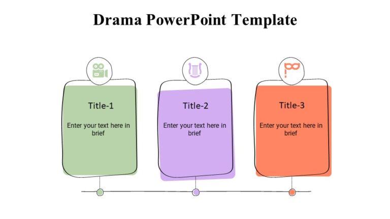 Drama PowerPoint Template - PPTUniverse