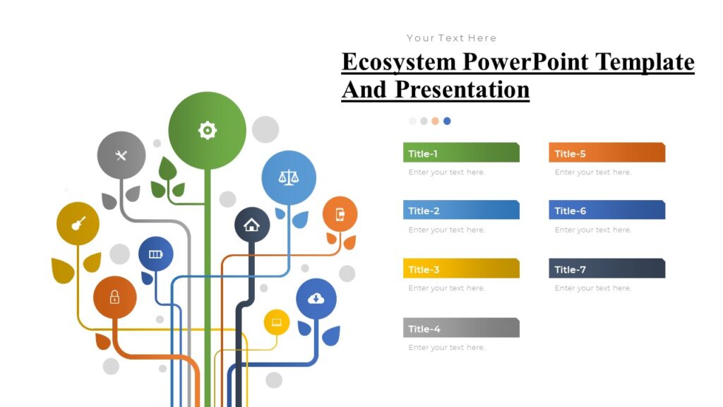 Ecosystem PowerPoint Template And Presentation : 100% Editable PPTx
