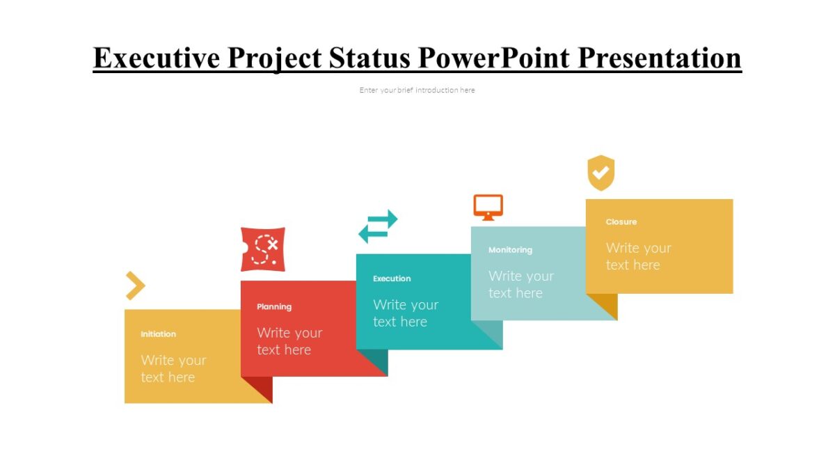 Executive Project Status PowerPoint Presentation - PPTUniverse