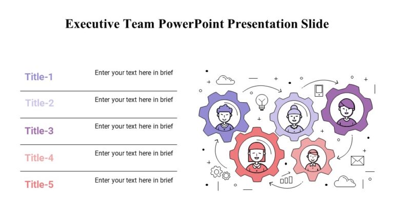 Executive Team PowerPoint Presentation Slide : 100% Editable PPTx