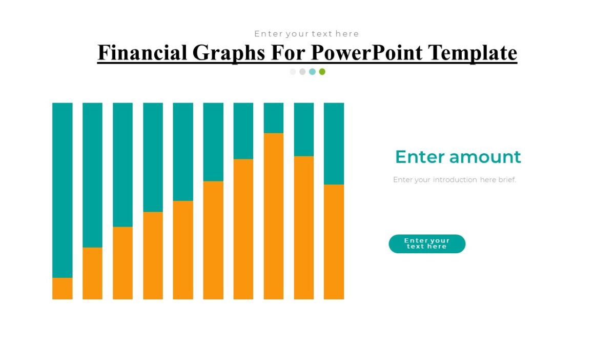 Financial Graphs For PowerPoint Template : 100% Editable PPTx