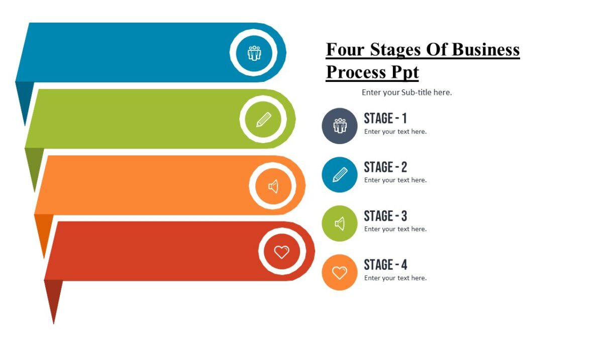 Four Stages Of Business Process Ppt - PPTUniverse