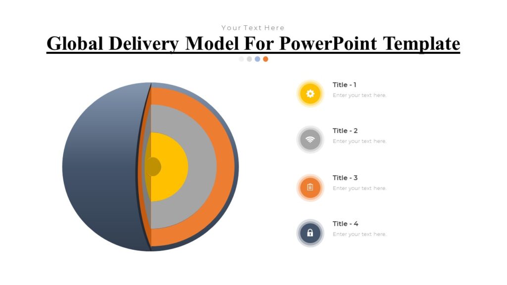 Global Delivery Model For PowerPoint Template - PPTUniverse