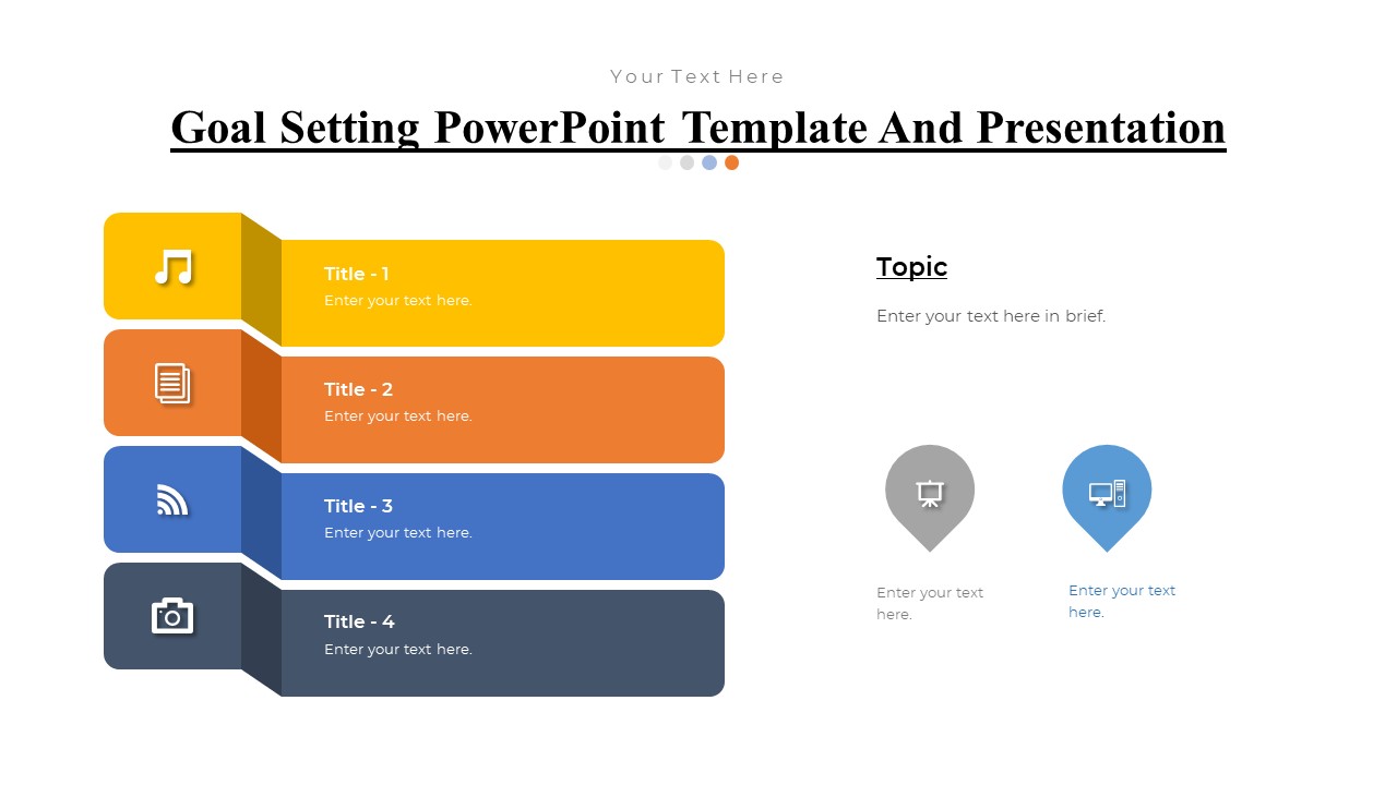 Goal Setting PowerPoint Template And Presentation - PPTUniverse Goal Setting PowerPoint Template And Presentation - PPTUniverse