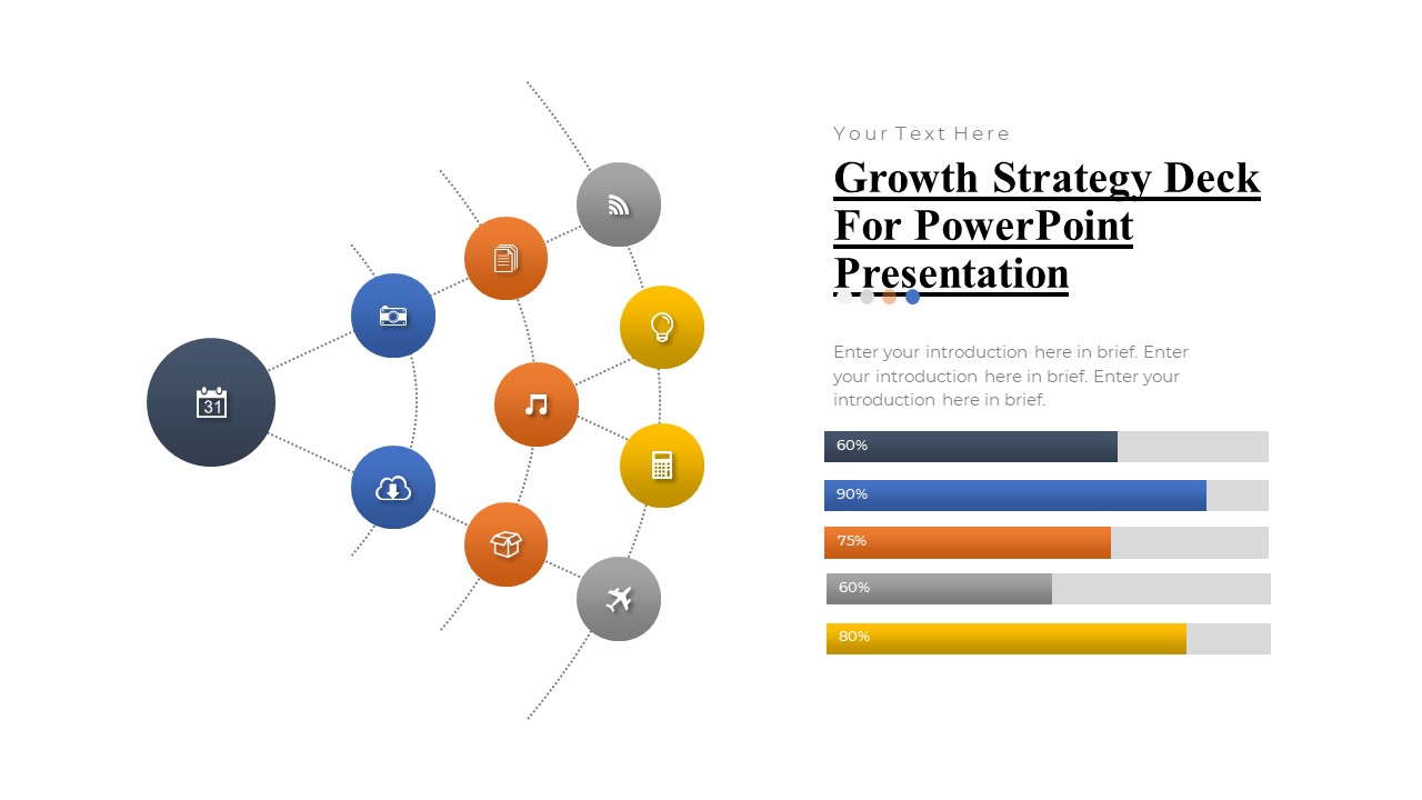 Growth Strategy Deck For PowerPoint Presentation : 100% Editable PPTx