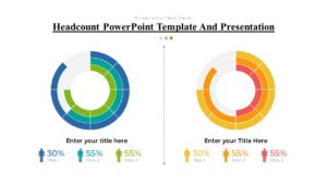 Headcount PowerPoint Template And Presentation : 100% Editable PPTx