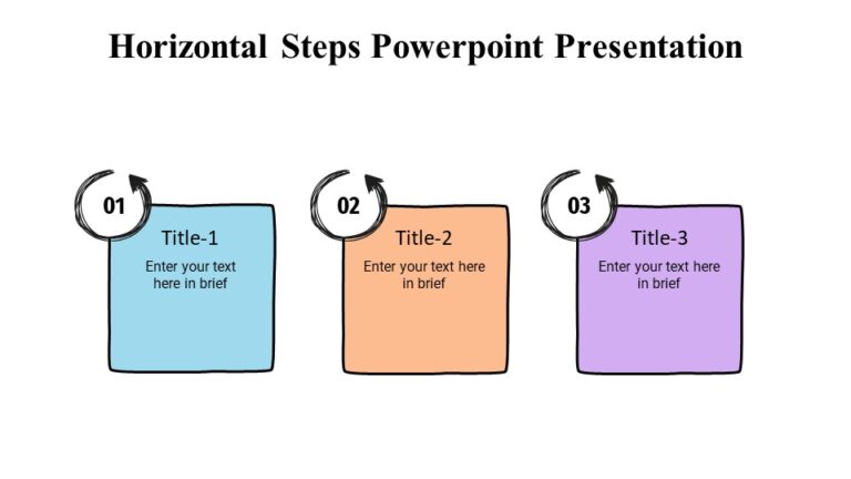 Horizontal Steps PowerPoint Presentation - PPTUniverse
