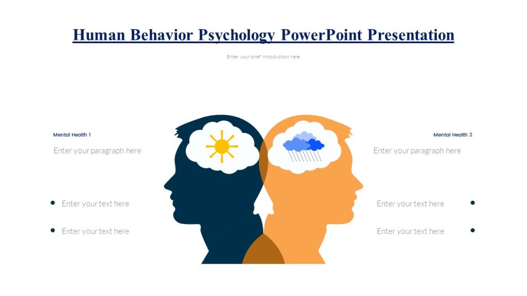 Human Behavior Psychology PowerPoint Presentation : 100% Editable PPTx