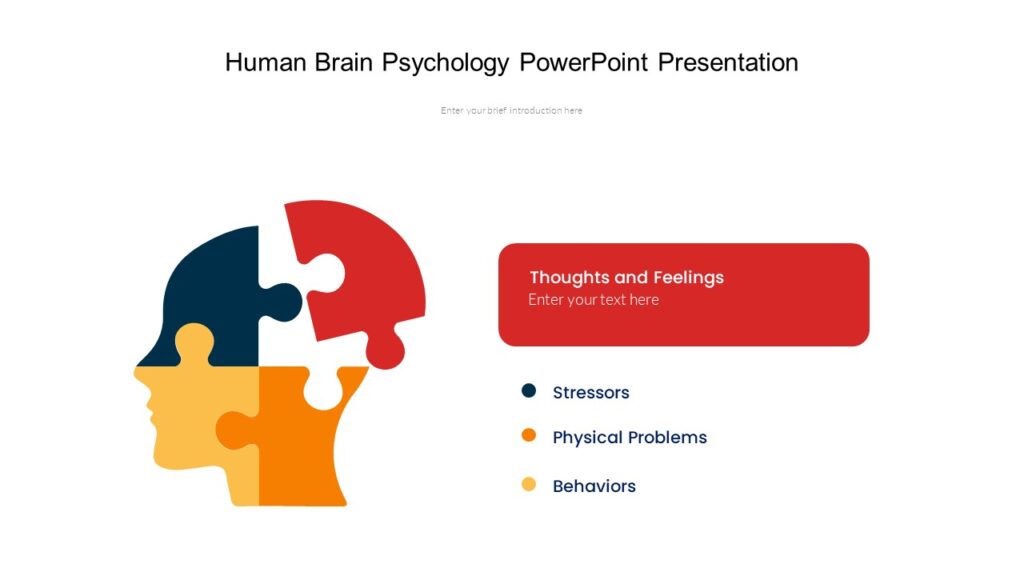 Human Brain Psychology PowerPoint Presentation : 100% Editable PPTx