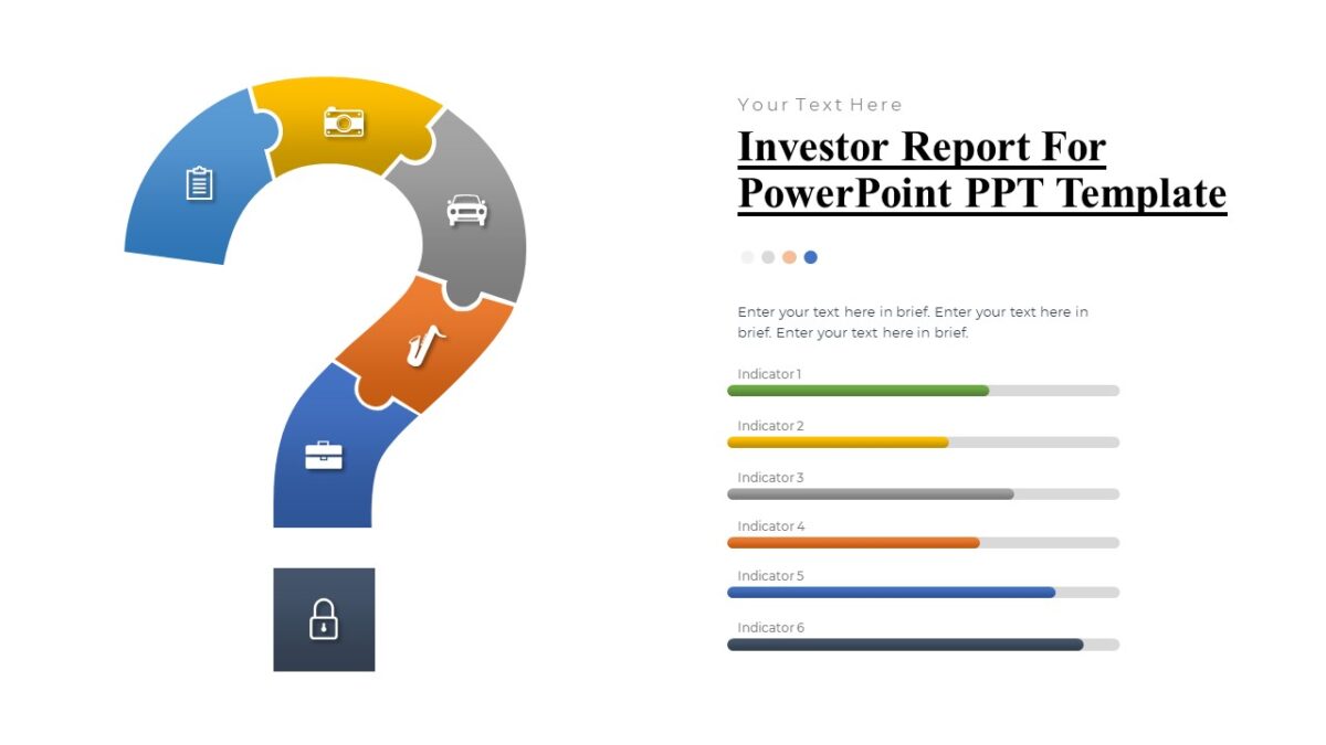 Investor Report For PowerPoint PPT Template : 100% Editable PPTx