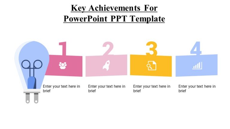 Key Achievements For PowerPoint PPT Template - PPTUniverse
