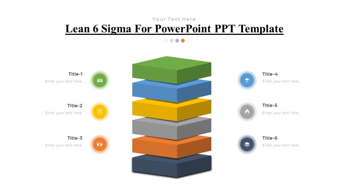 Lean 6 Sigma For PowerPoint PPT Template : 100% Editable PPTx
