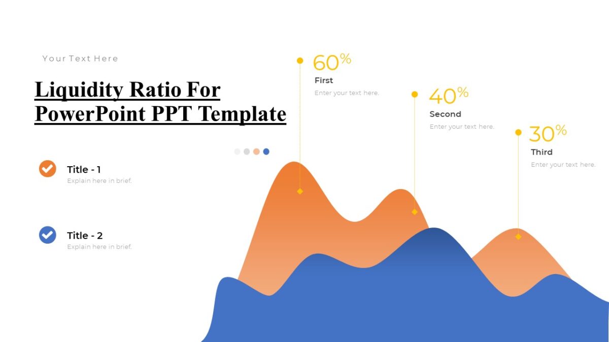 Liquidity Ratio For PowerPoint PPT Template - PPTUniverse