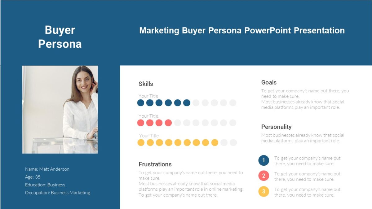 Marketing Buyer Persona PowerPoint Presentation - PPTUniverse