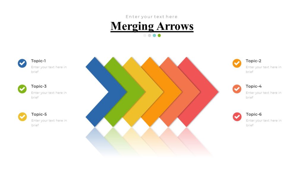 Merging Arrows - PPTUniverse