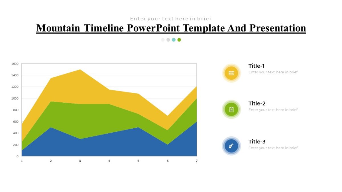 Mountain Timeline PowerPoint Template And Presentation : 100% Editable PPTx