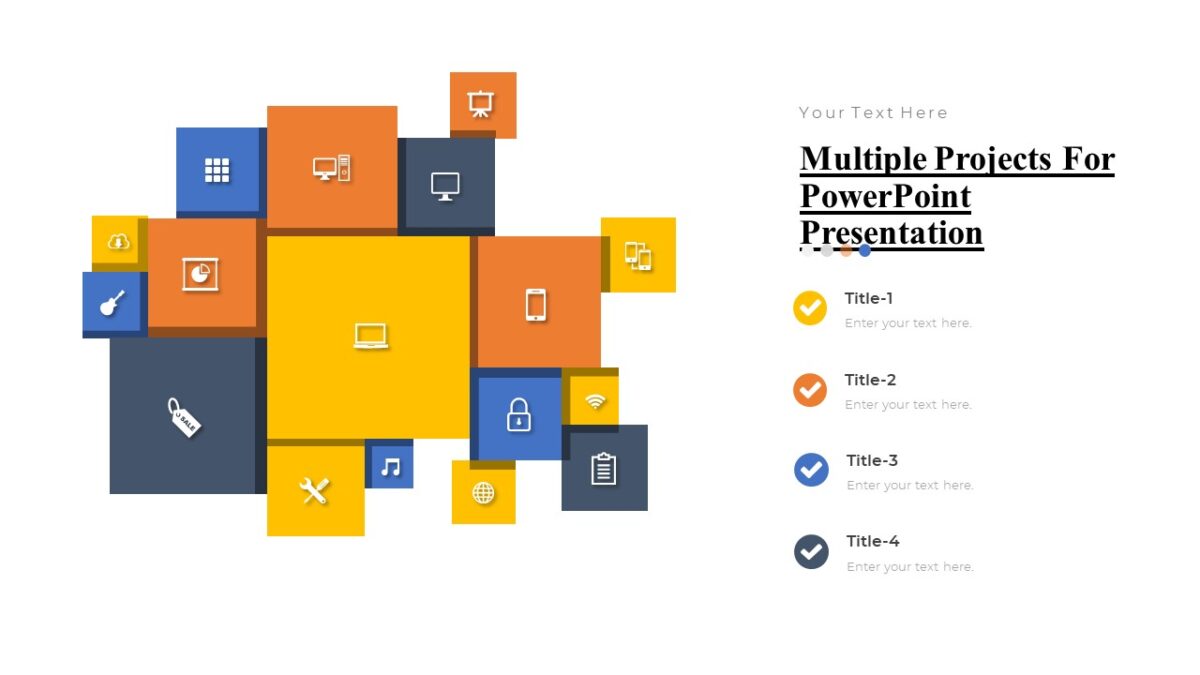 Multiple Projects For PowerPoint Presentation : 100% Editable PPTx