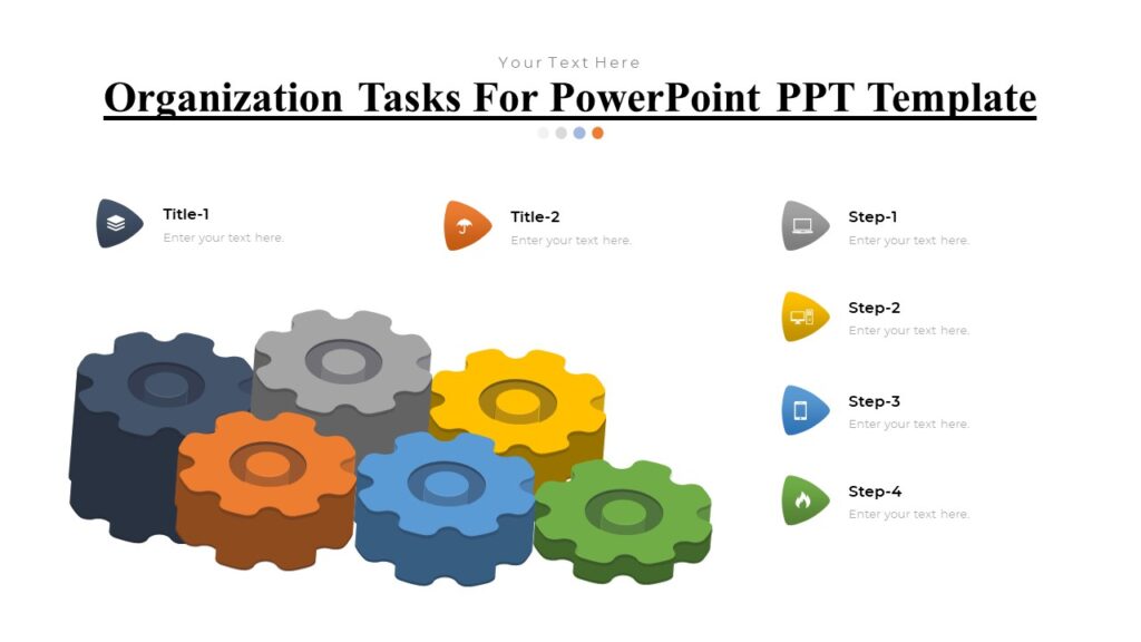 Organization Tasks For PowerPoint PPT Template - PPTUniverse