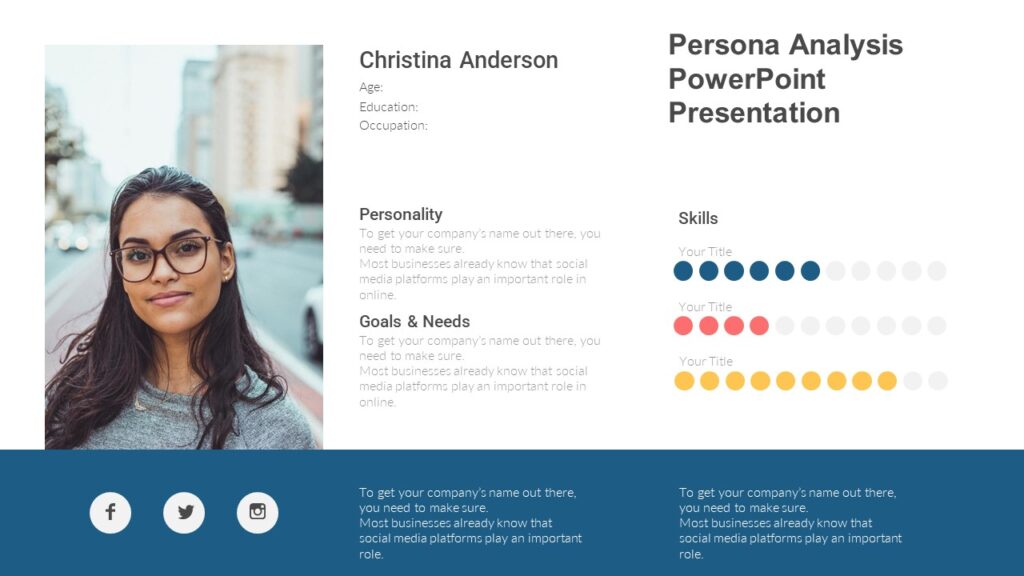 Persona Analysis PowerPoint Presentation - PPTUniverse