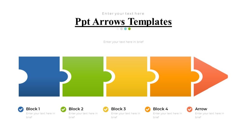 Ppt Arrows Templates : 100% Editable PPTx
