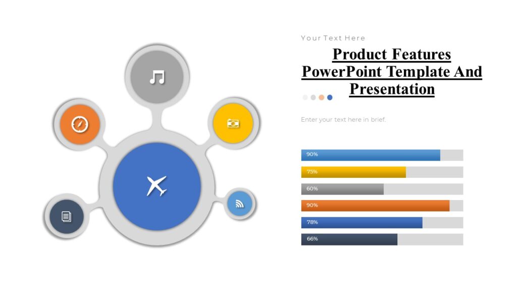 Product Features PowerPoint Template And Presentation : 100% Editable PPTx
