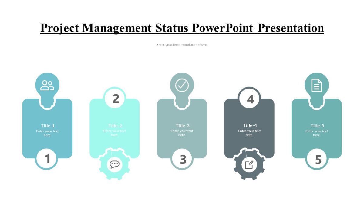Project Management Status PowerPoint Presentation : 100% Editable PPTx