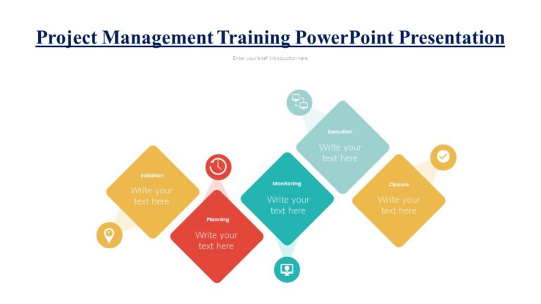 Project Management Training PowerPoint Presentation : 100% Editable PPTx