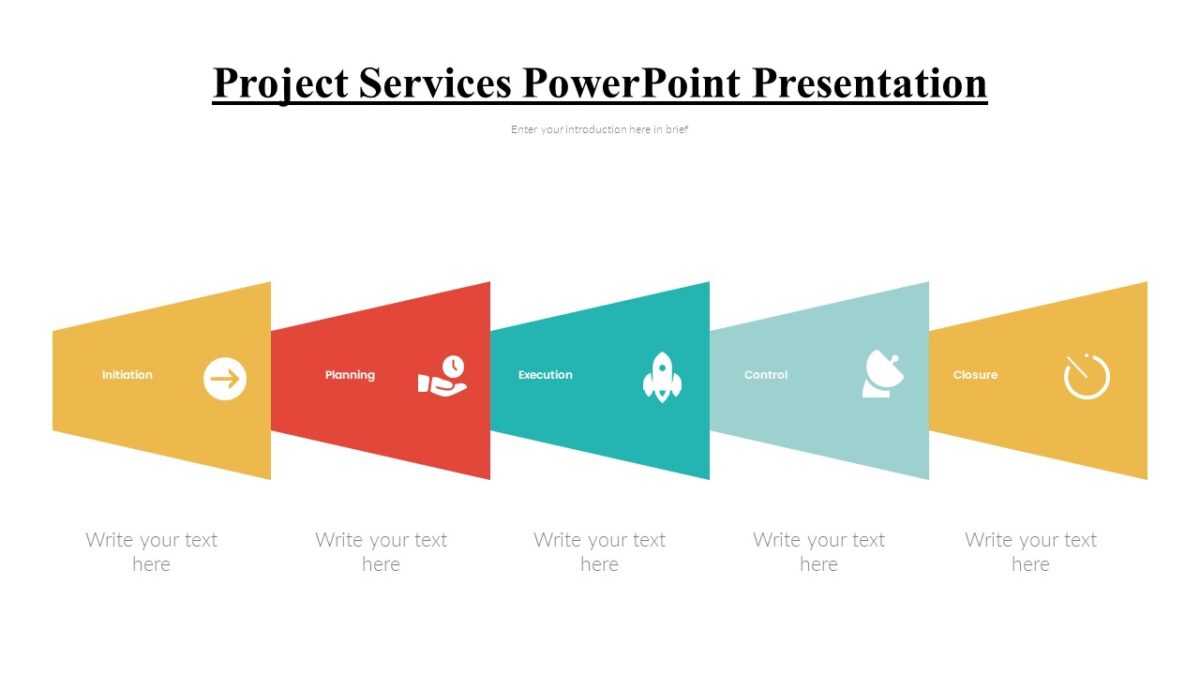 Project Services PowerPoint Presentation : 100% Editable PPTx