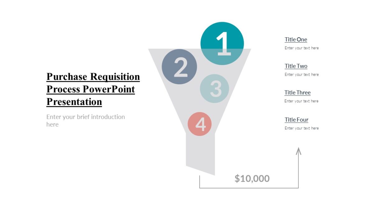 Purchase Requisition Process PowerPoint Presentation : 100% Editable PPTx