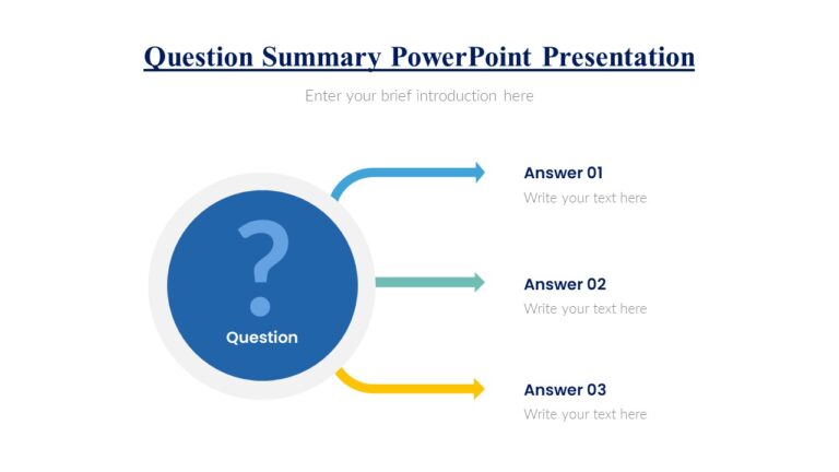 Any Questions Slide Powerpoint Presentation : 100% Editable PPTx