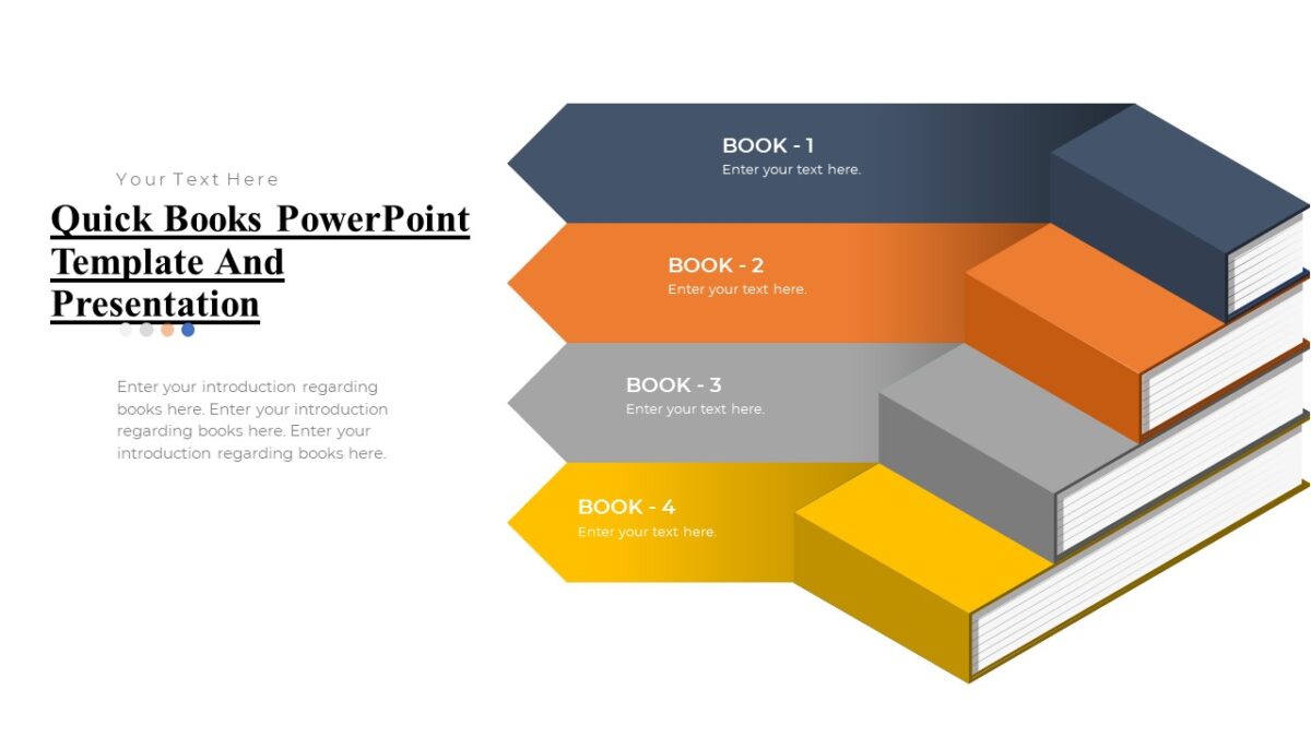 Quick Books PowerPoint Template And Presentation : 100% Editable PPTx