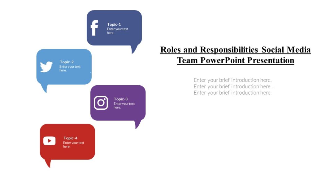 Roles and Responsibilities Social Media Team PowerPoint Presentation - PPTUniverse