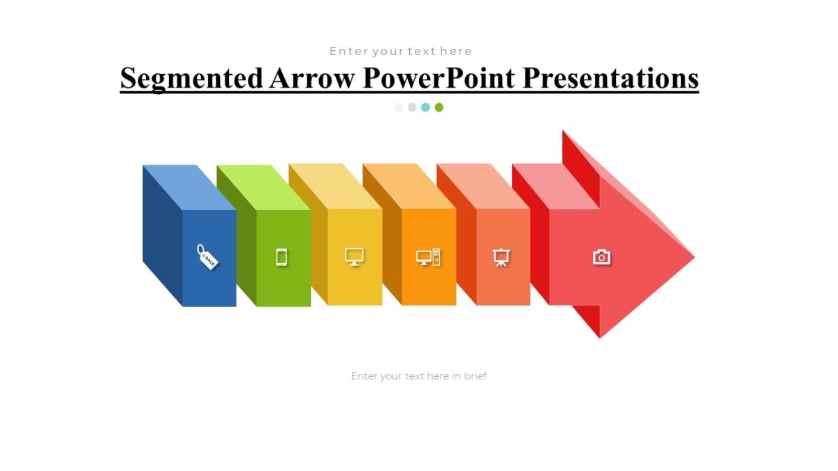 Segmented Arrow PowerPoint Presentations : 100% Editable PPTx