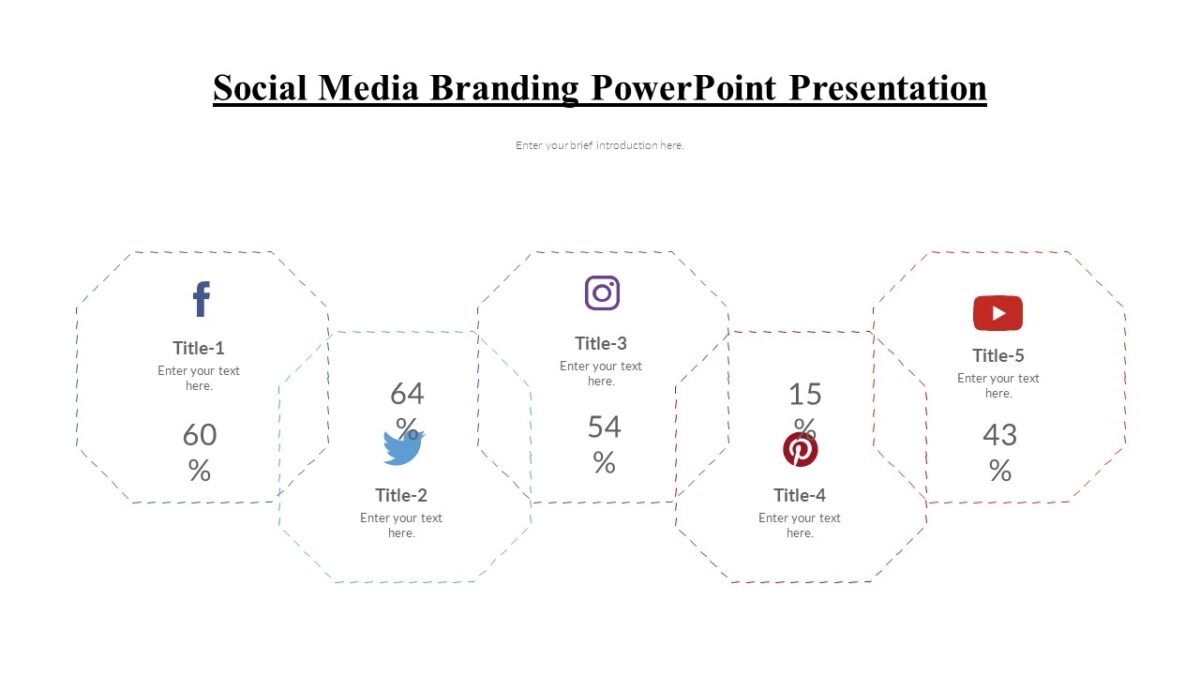 Social Media Branding PowerPoint Presentation : 100% Editable PPTx