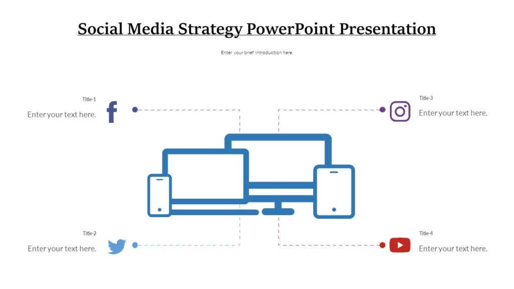 Social Media Strategy PowerPoint Presentation : 100% Editable PPTx