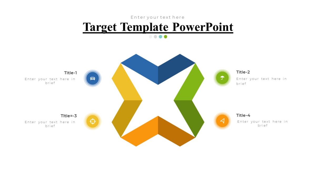 Target Template PowerPoint : 100% Editable PPTx