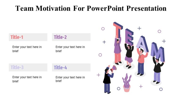 Team Motivation For PowerPoint Presentation : 100% Editable PPTx