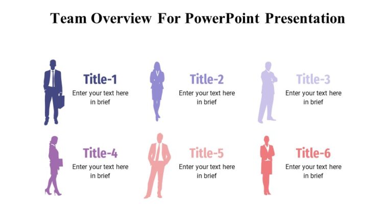 Team Overview For PowerPoint Presentation : 100% Editable PPTx