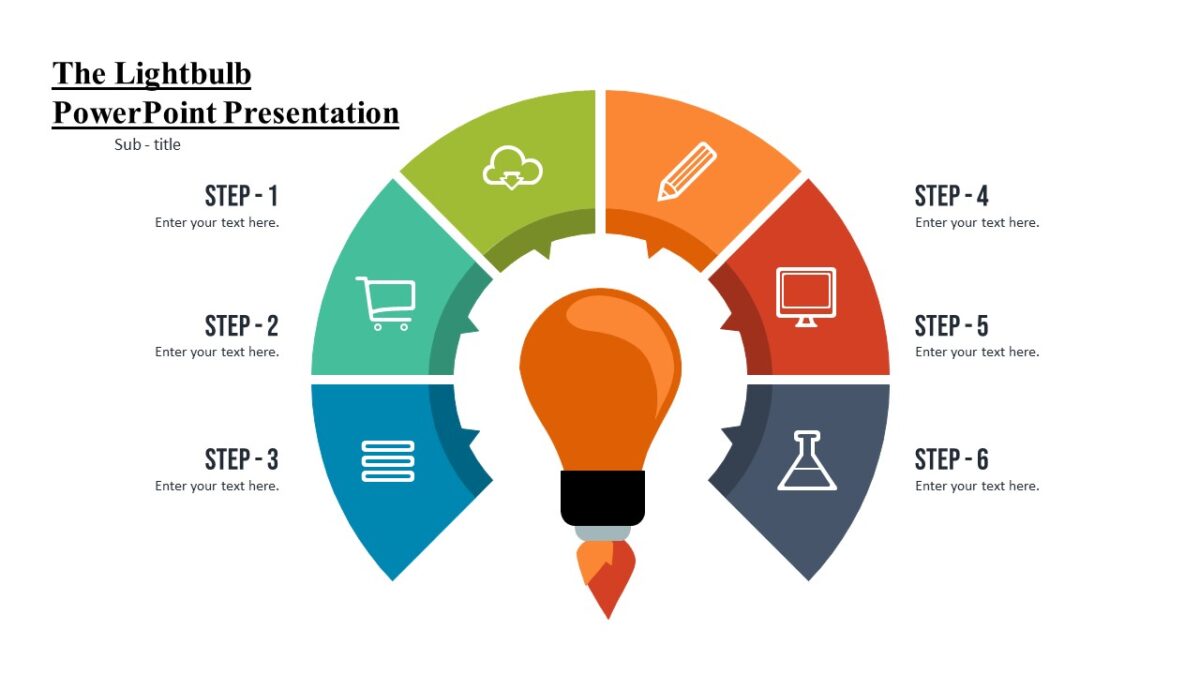 The Lightbulb Powerpoint Presentation : 100% Editable PPTx