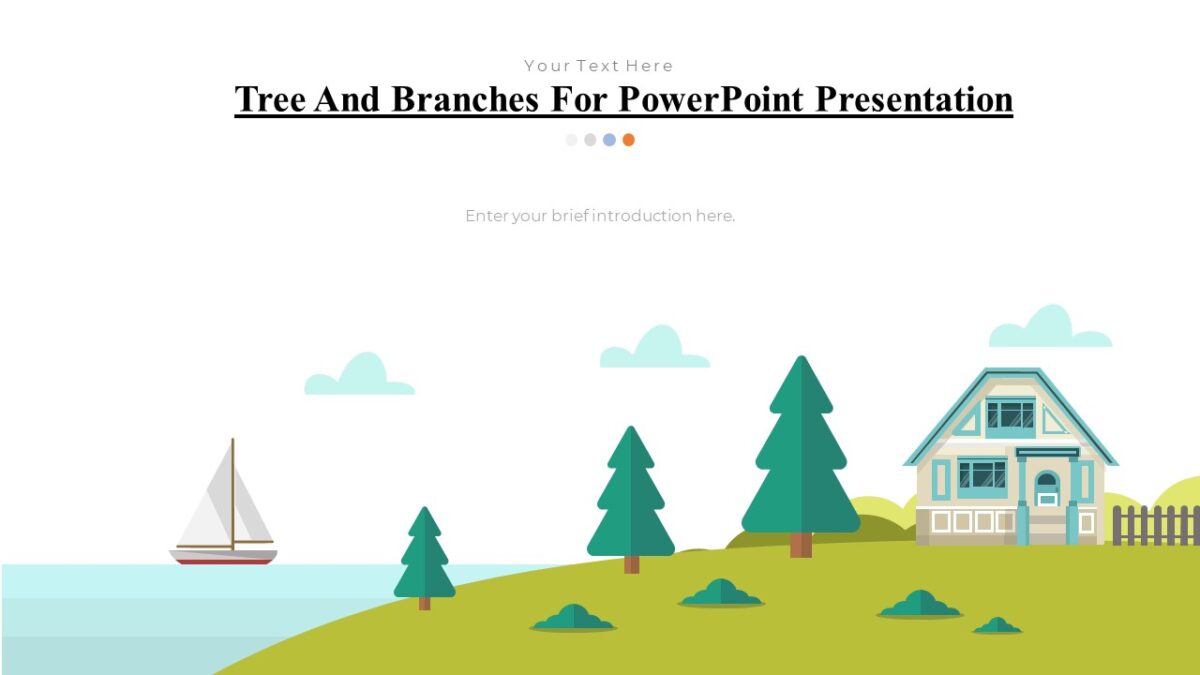 Tree And Branches For PowerPoint Presentation - PPTUniverse