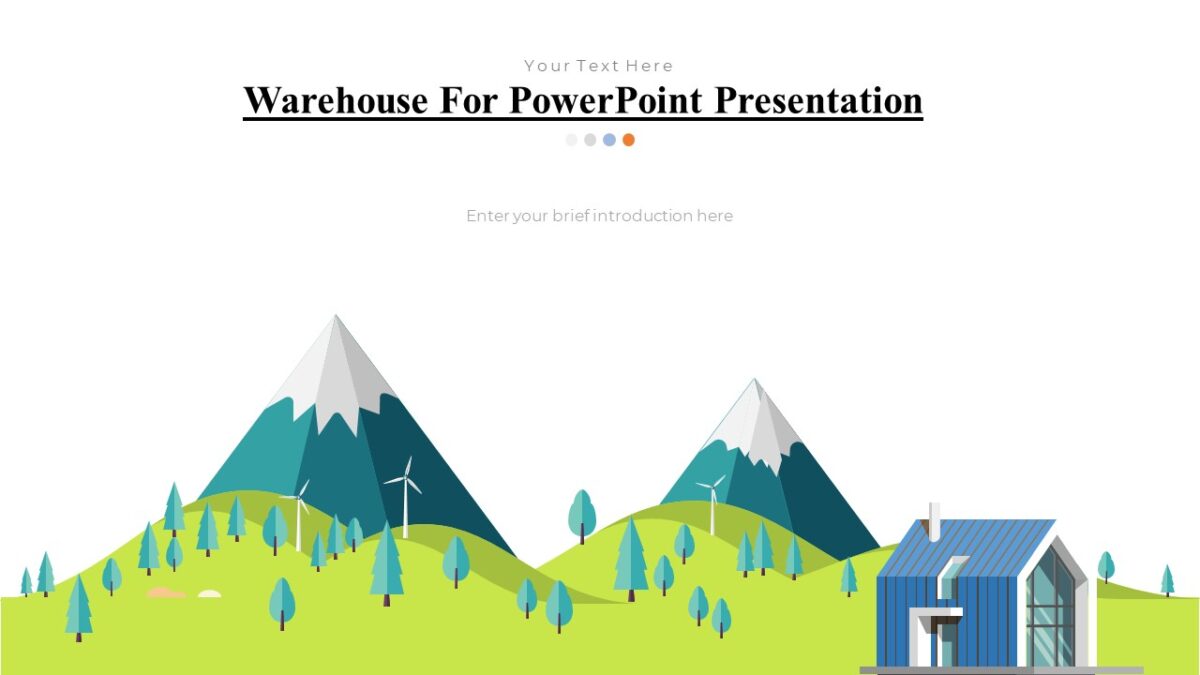 Warehouse For PowerPoint Presentation : 100% Editable PPTx