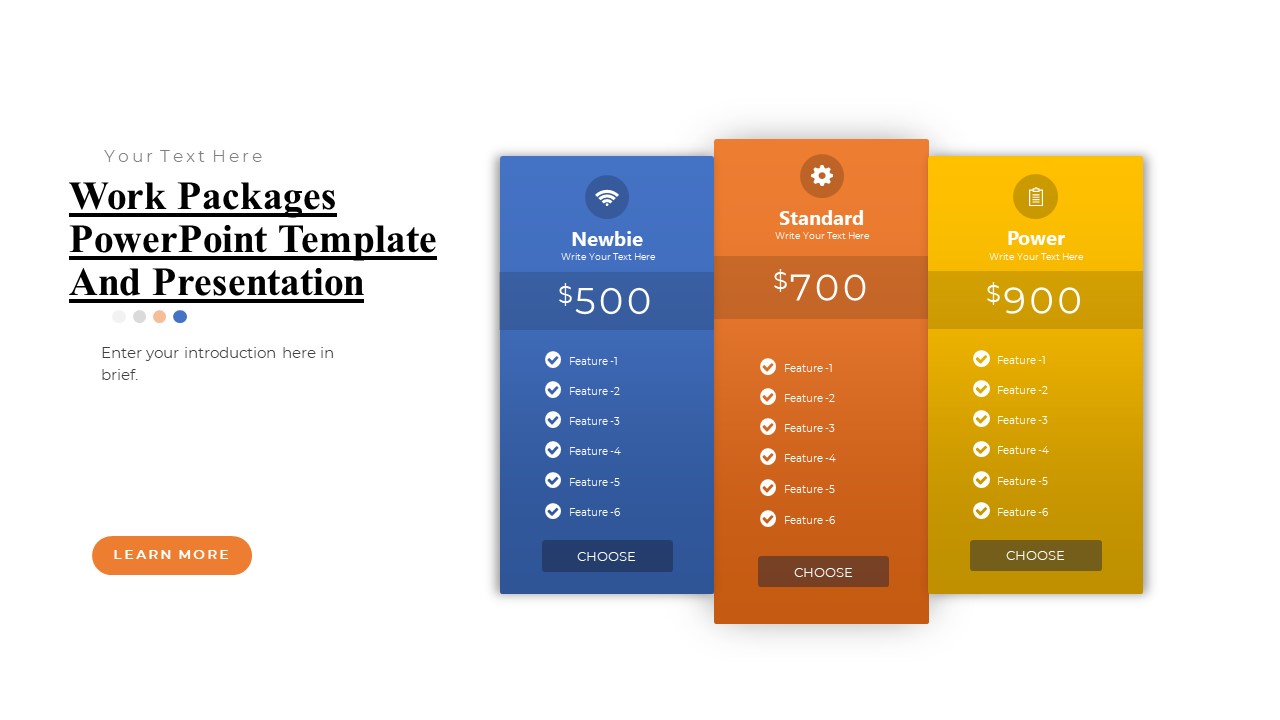 Work Packages PowerPoint Template And Presentation - PPTUniverse