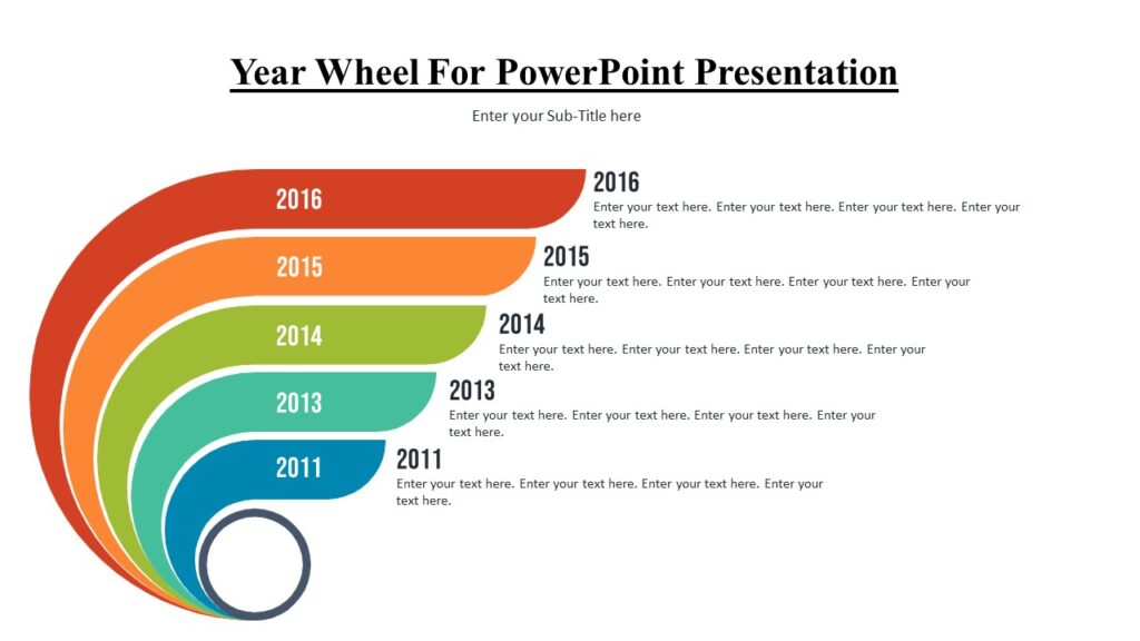 Year Wheel For PowerPoint Presentation - PPTUniverse