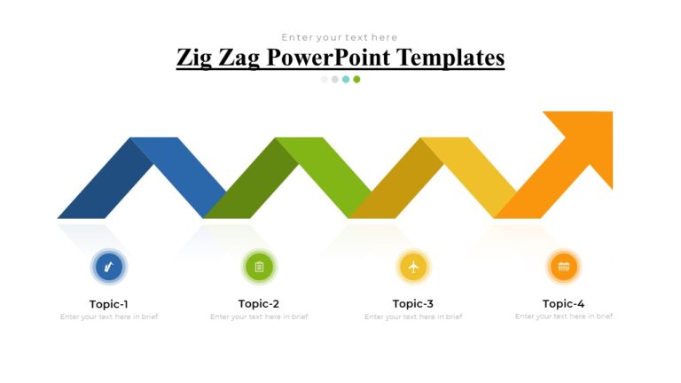 Zig Zag PowerPoint Templates : 100% Editable PPTx