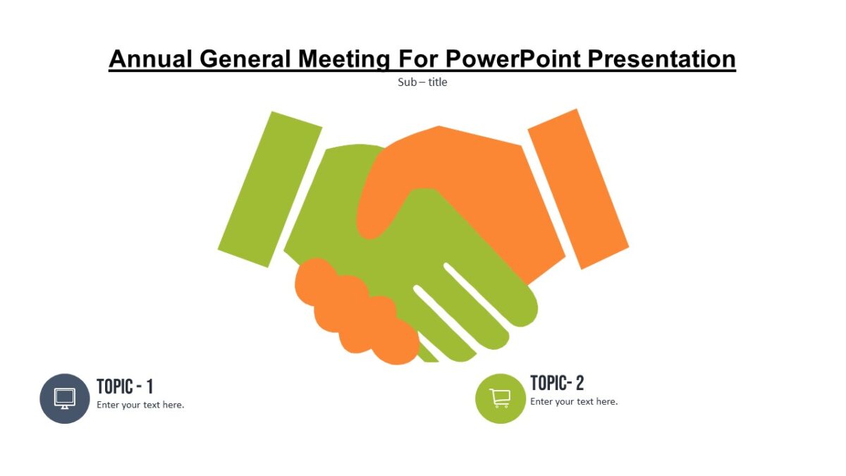 Annual General Meeting For PowerPoint Presentation : 100% Editable PPTx