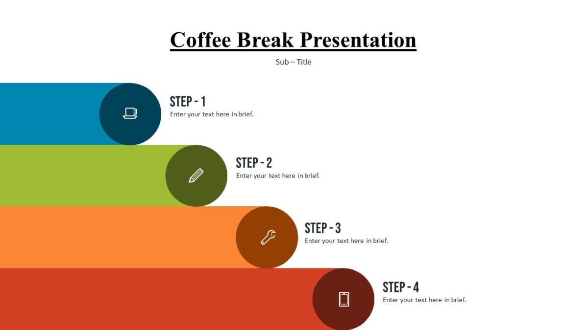 Coffee Break Presentation : 100% Editable PPTx