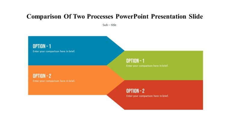 Comparison Of Two Processes PowerPoint Presentation Slide - PPTUniverse