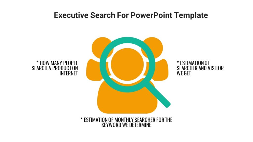 Executive Search For PowerPoint Template : 100% Editable PPTx